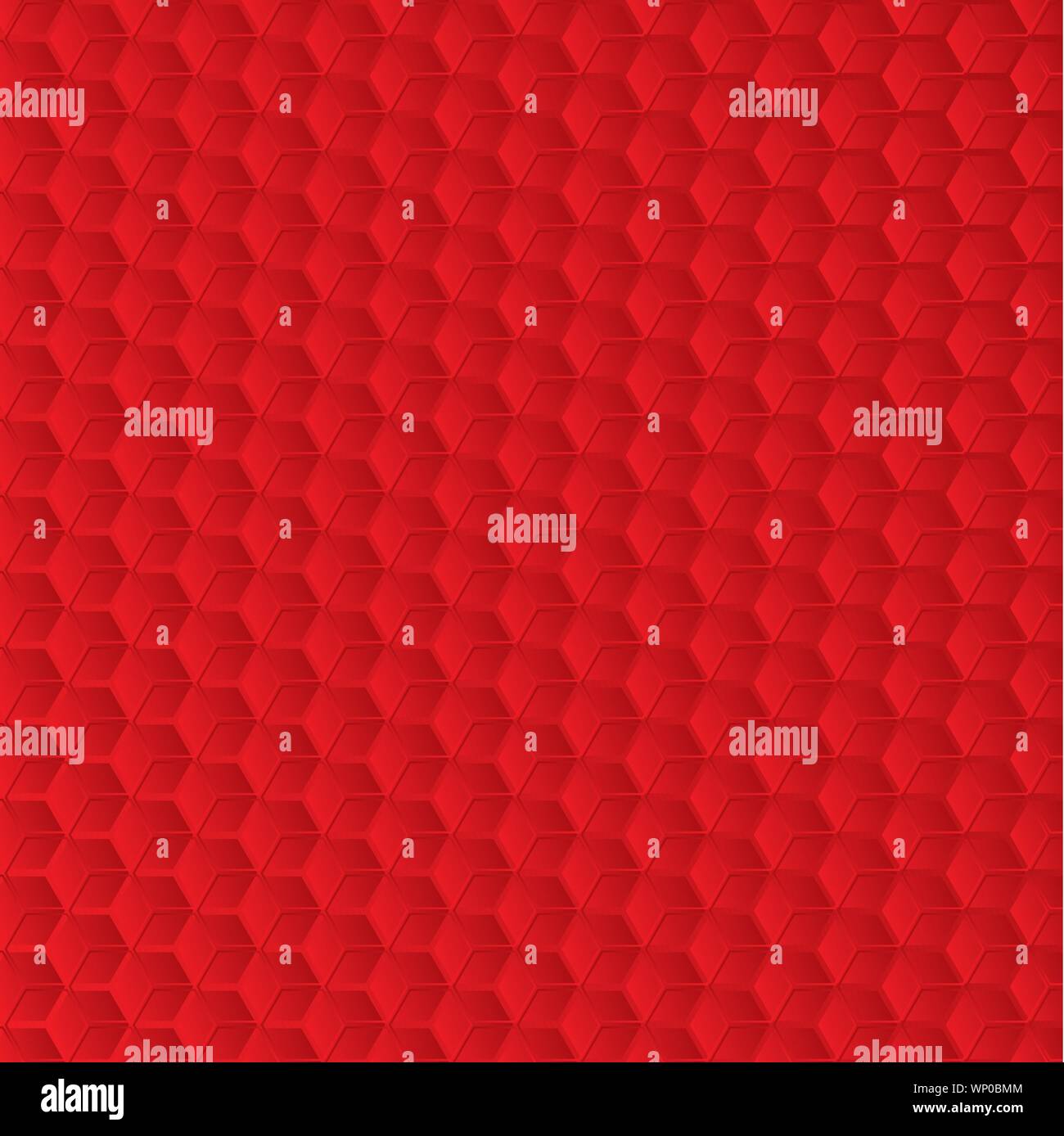 Abstract red background with hexagon shapes Stock Vector Image & Art ...