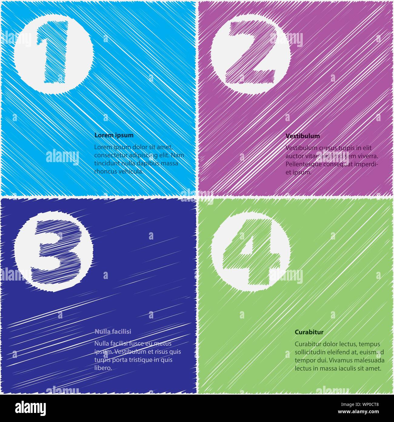 Stationary scribbled paper design set Stock Vector Image & Art - Alamy
