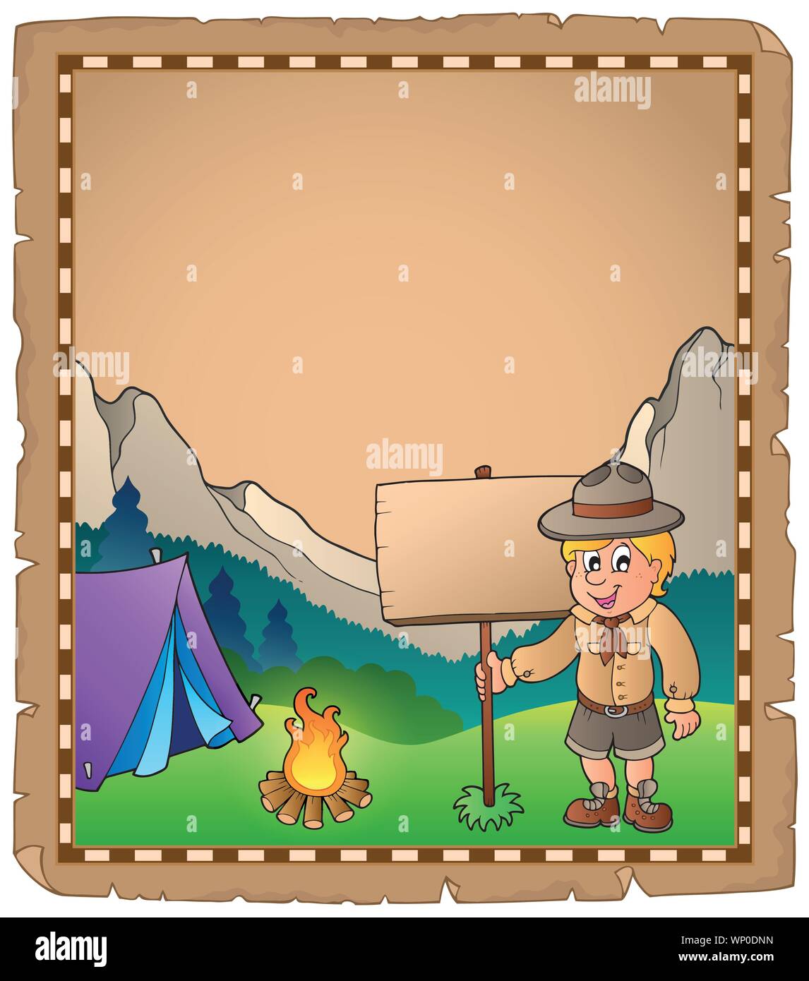 Scout boy hi-res stock photography and images - Alamy