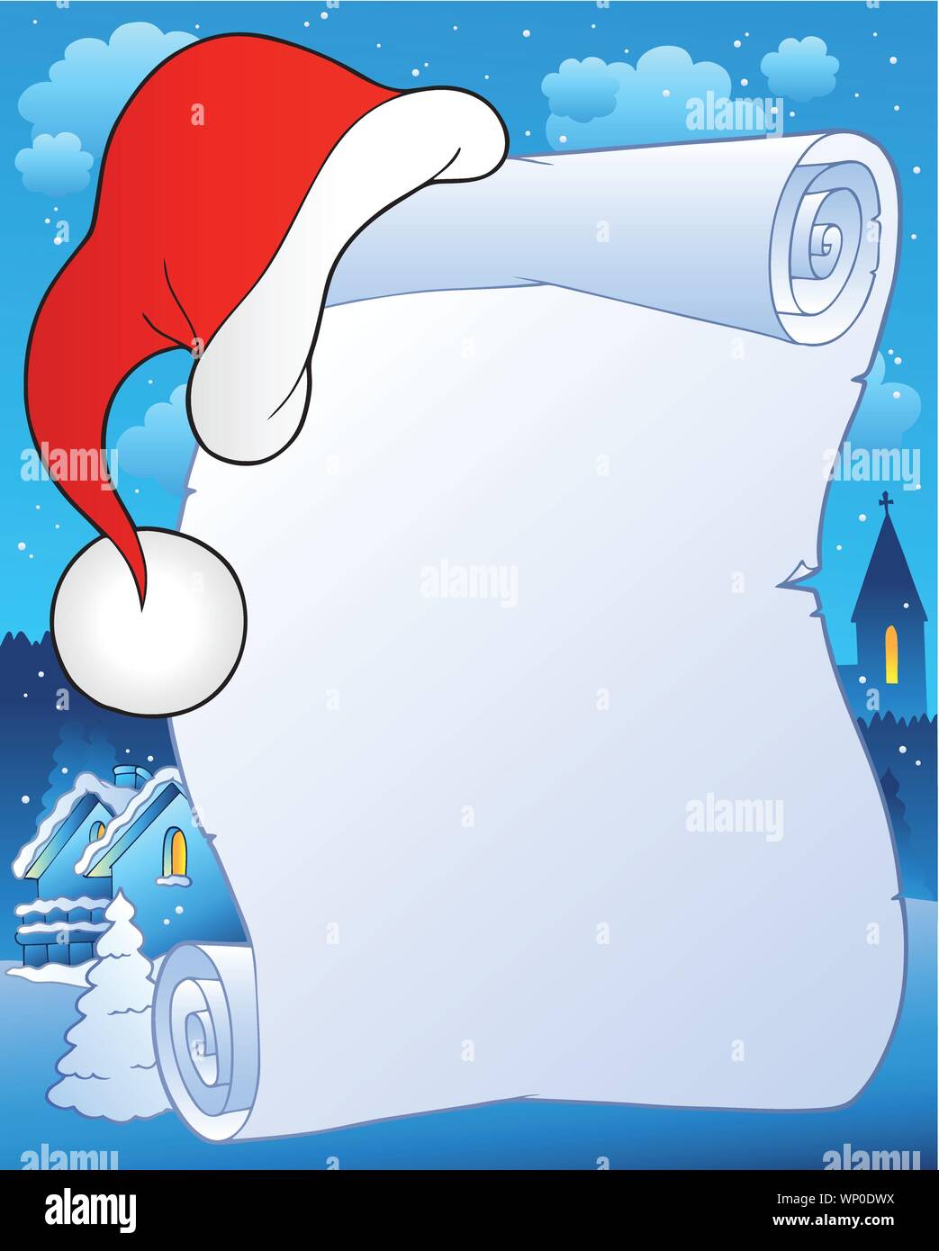 Christmas theme scroll hi-res stock photography and images - Alamy