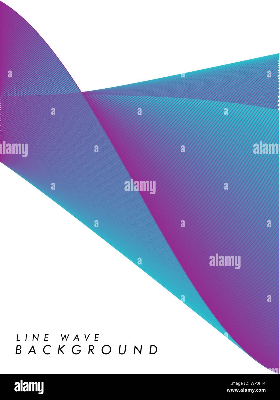 Smooth blue waves flow in Stock Vector Images - Alamy