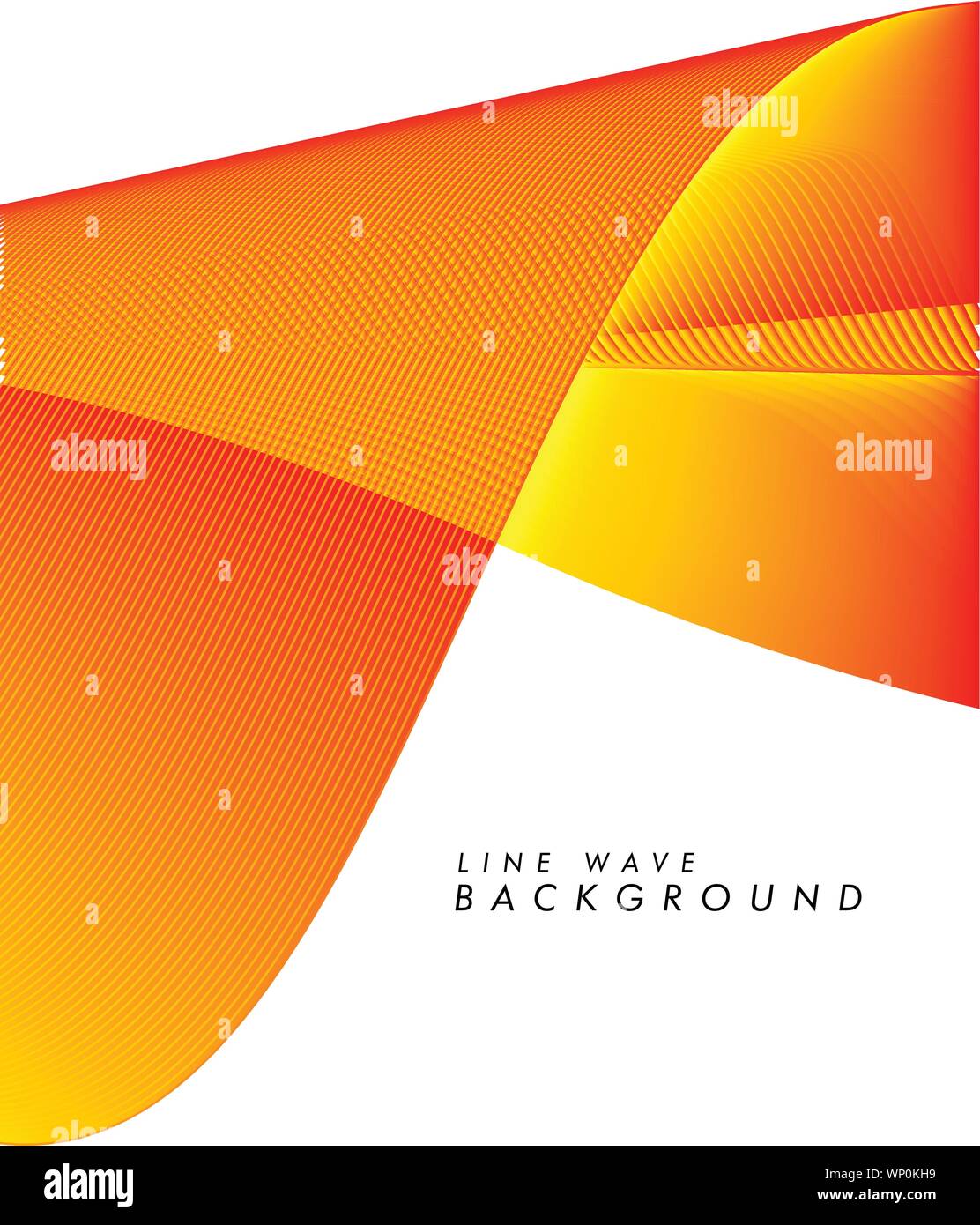 vector modern abstract line wave background in eps 10 Stock Vector Image & Art - Alamy