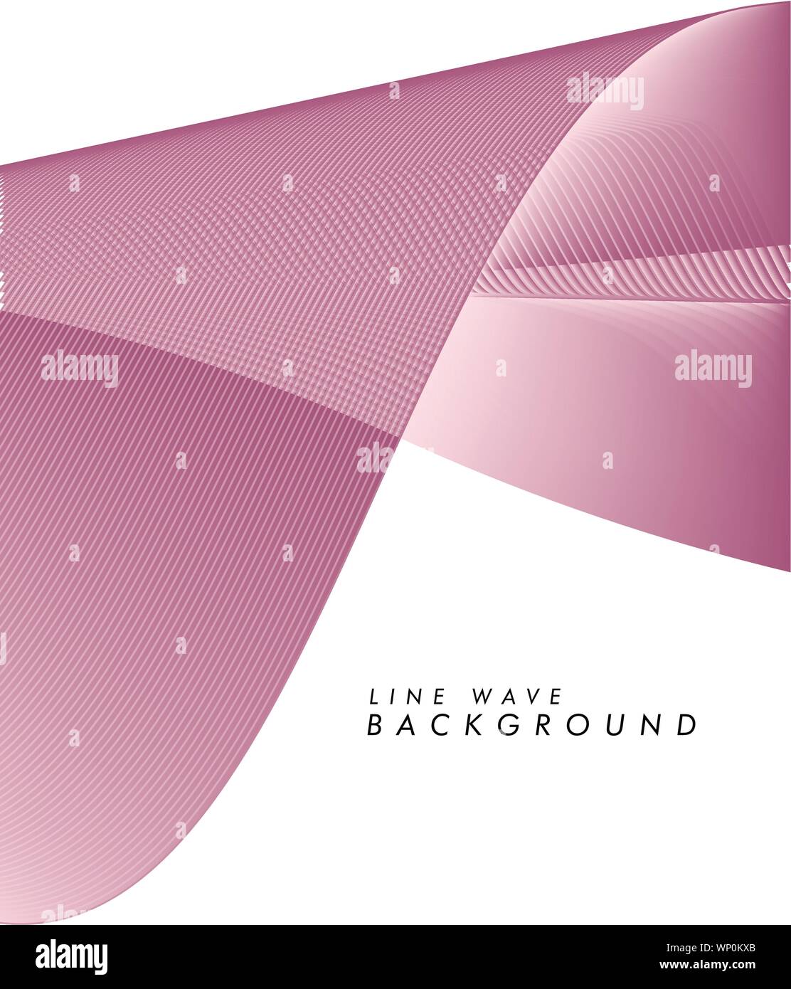 vector modern abstract line wave background in eps 10 Stock Vector ...