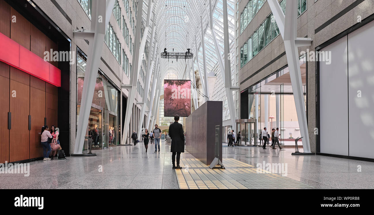 BCE Place with the Calatrava designed arches Stock Photo - Alamy