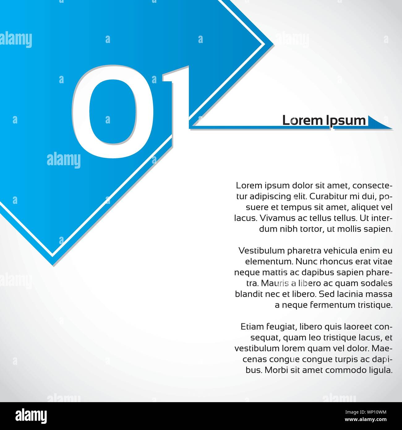 Infographic design with number cutout Stock Vector Image & Art - Alamy