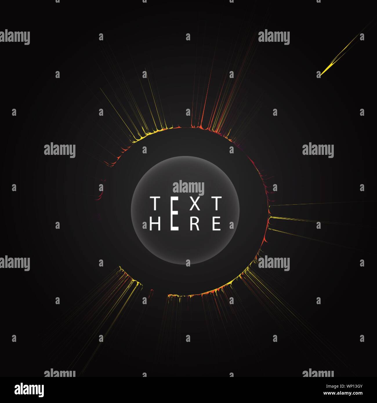 Creative vector lines and abstract art circle designs Stock Vector ...