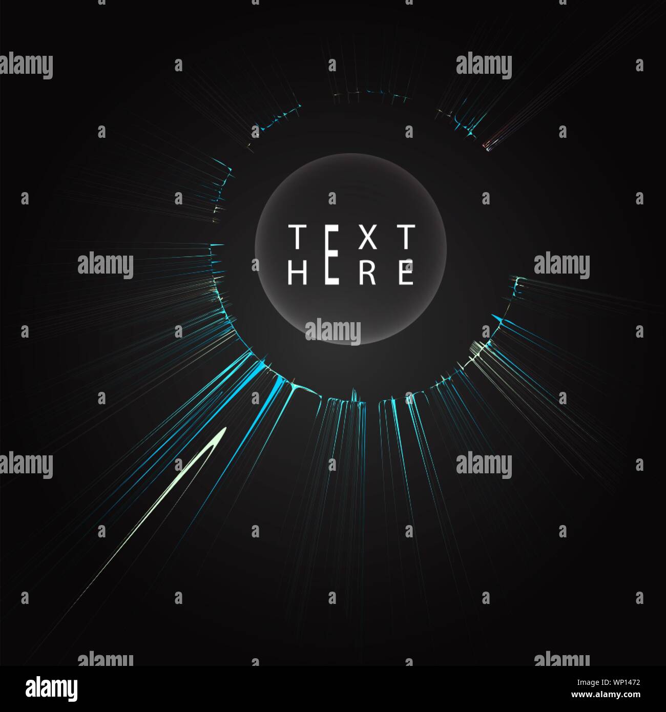 Creative vector lines and abstract art circle designs Stock Vector ...