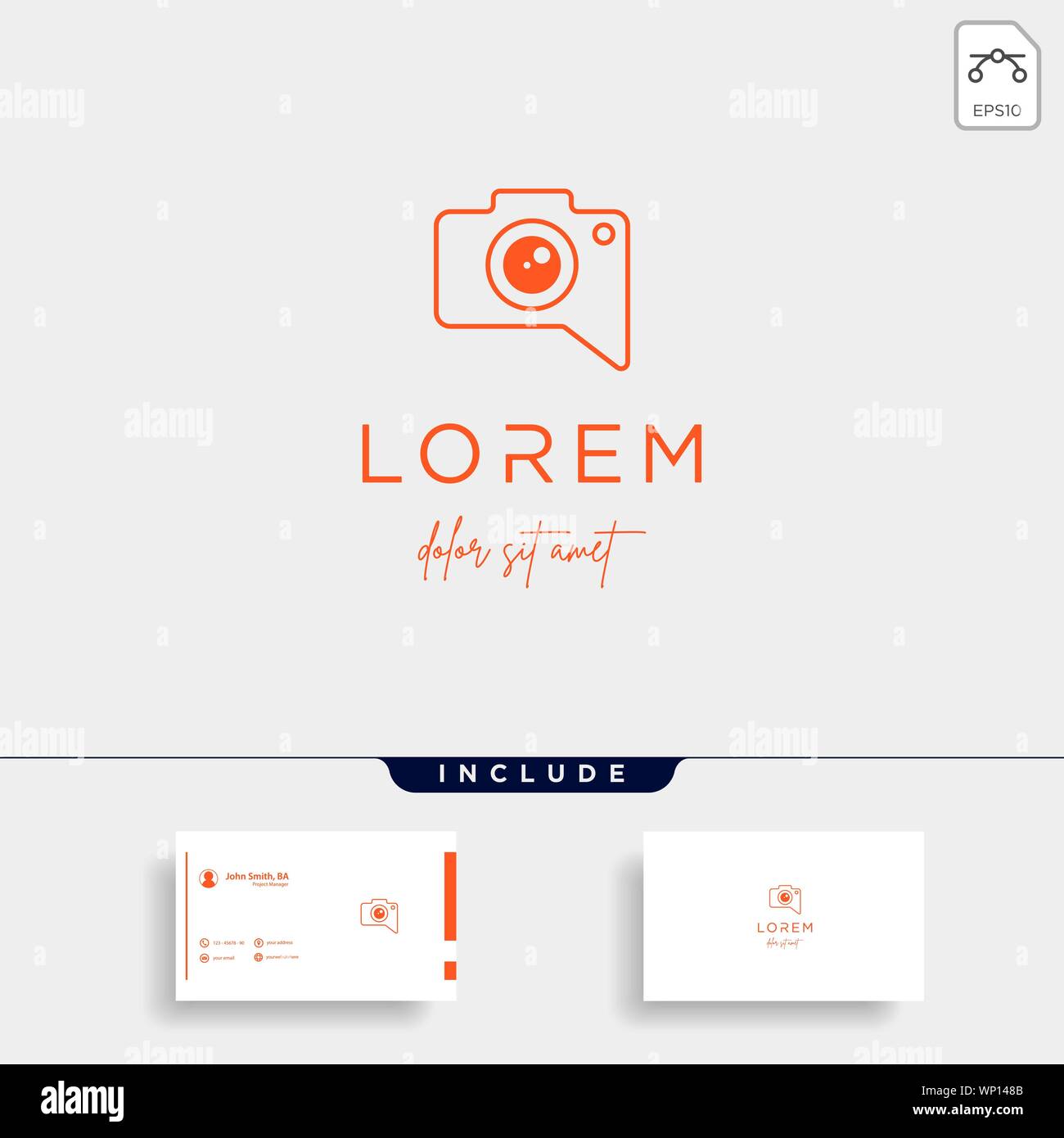 Colorful camera app logo symbol Stock Vector Images - Alamy