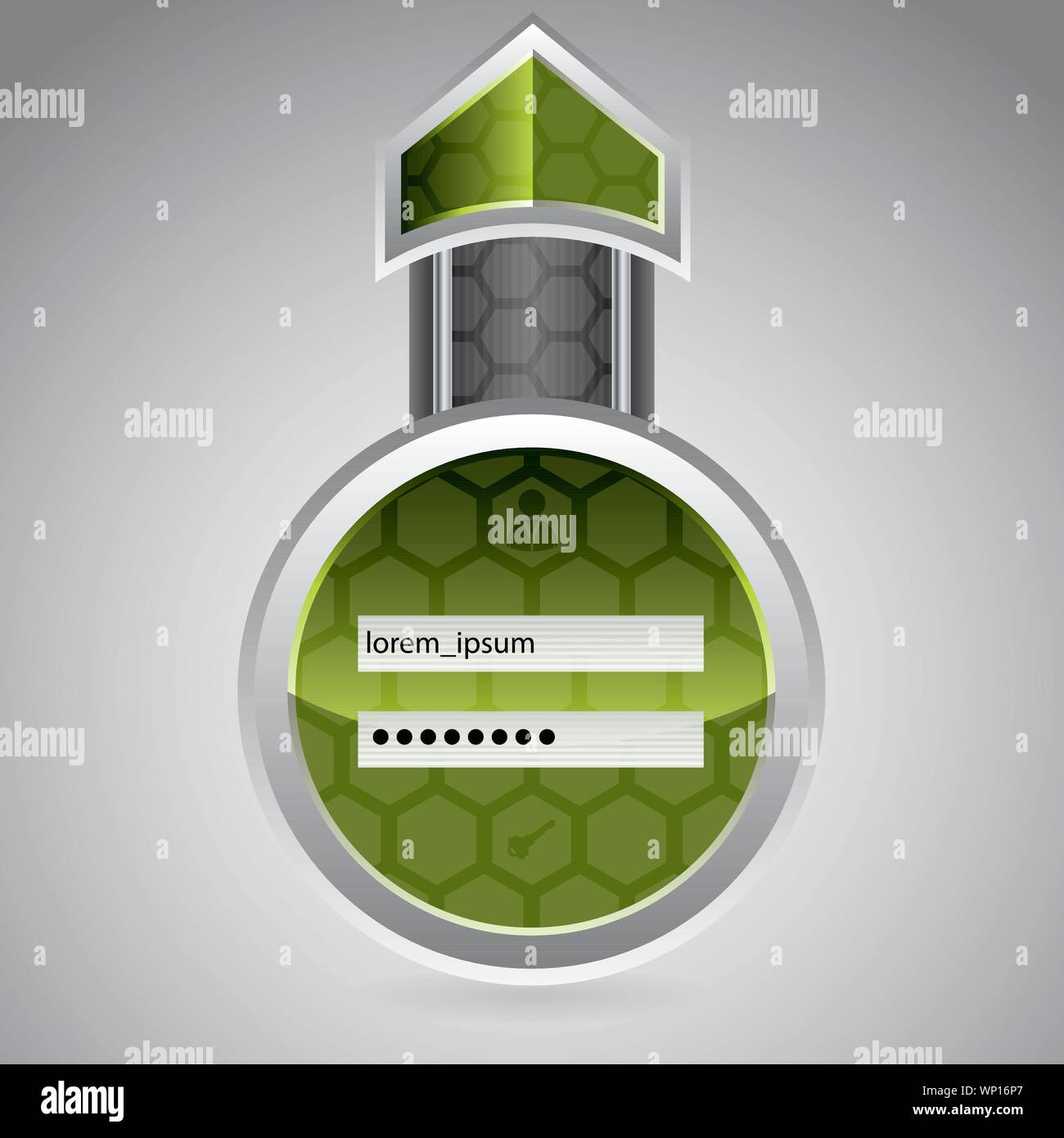 Abstract technology login screen Stock Vector Image & Art - Alamy