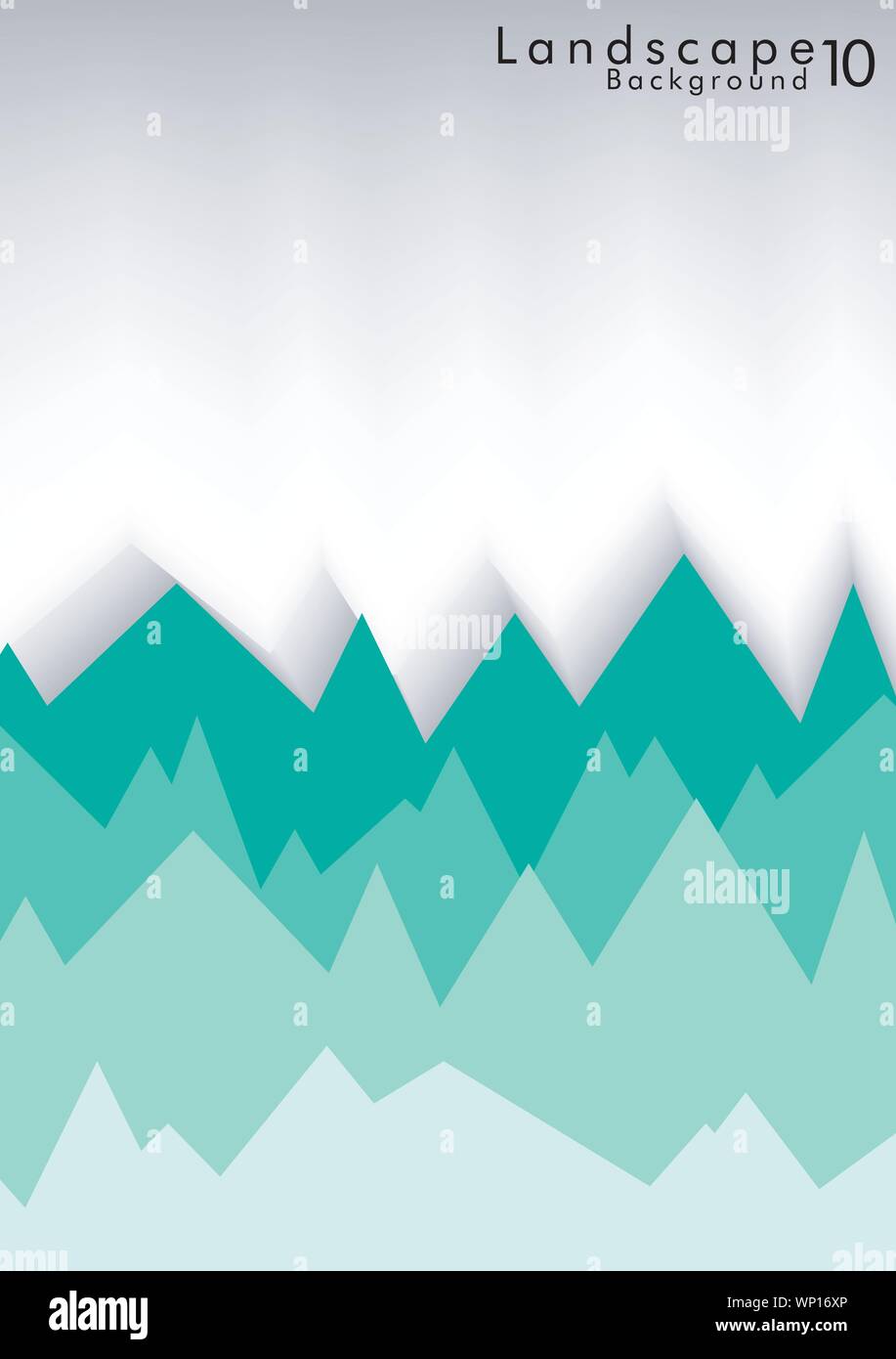 Vector Abstract Simple Landscape Background Stock Vector Image & Art ...