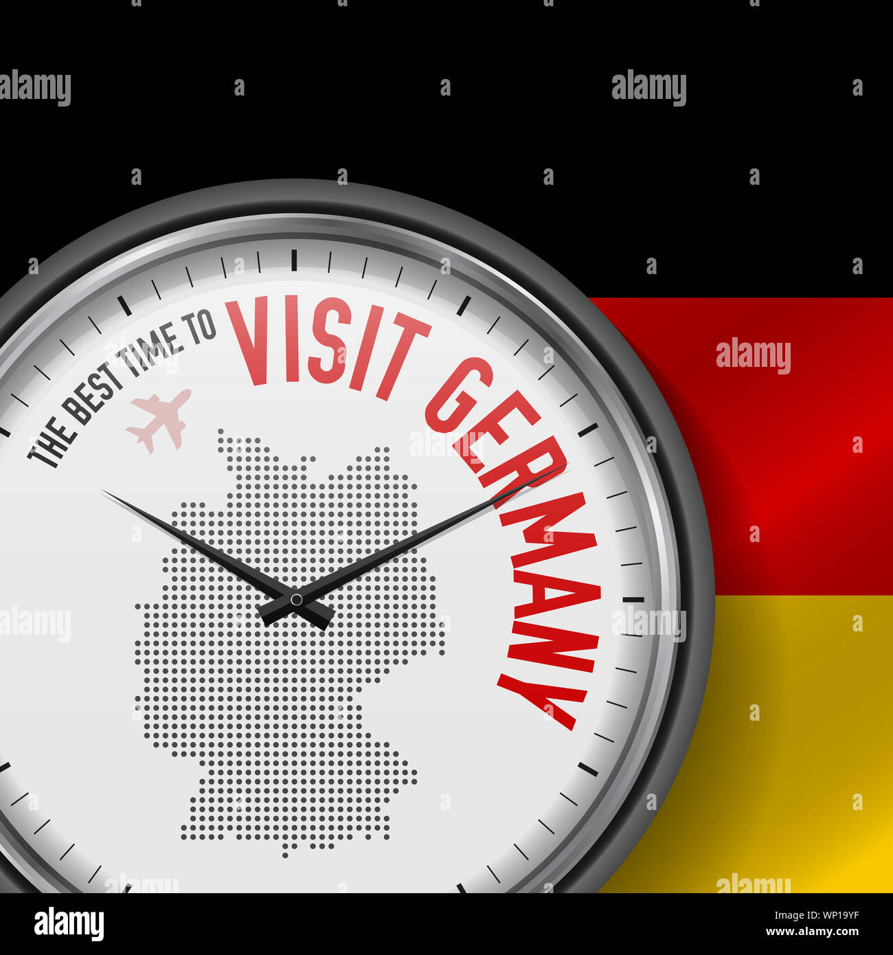The Best Time to Visit Germany. Travel to Germany. Tourist Air Flight ...