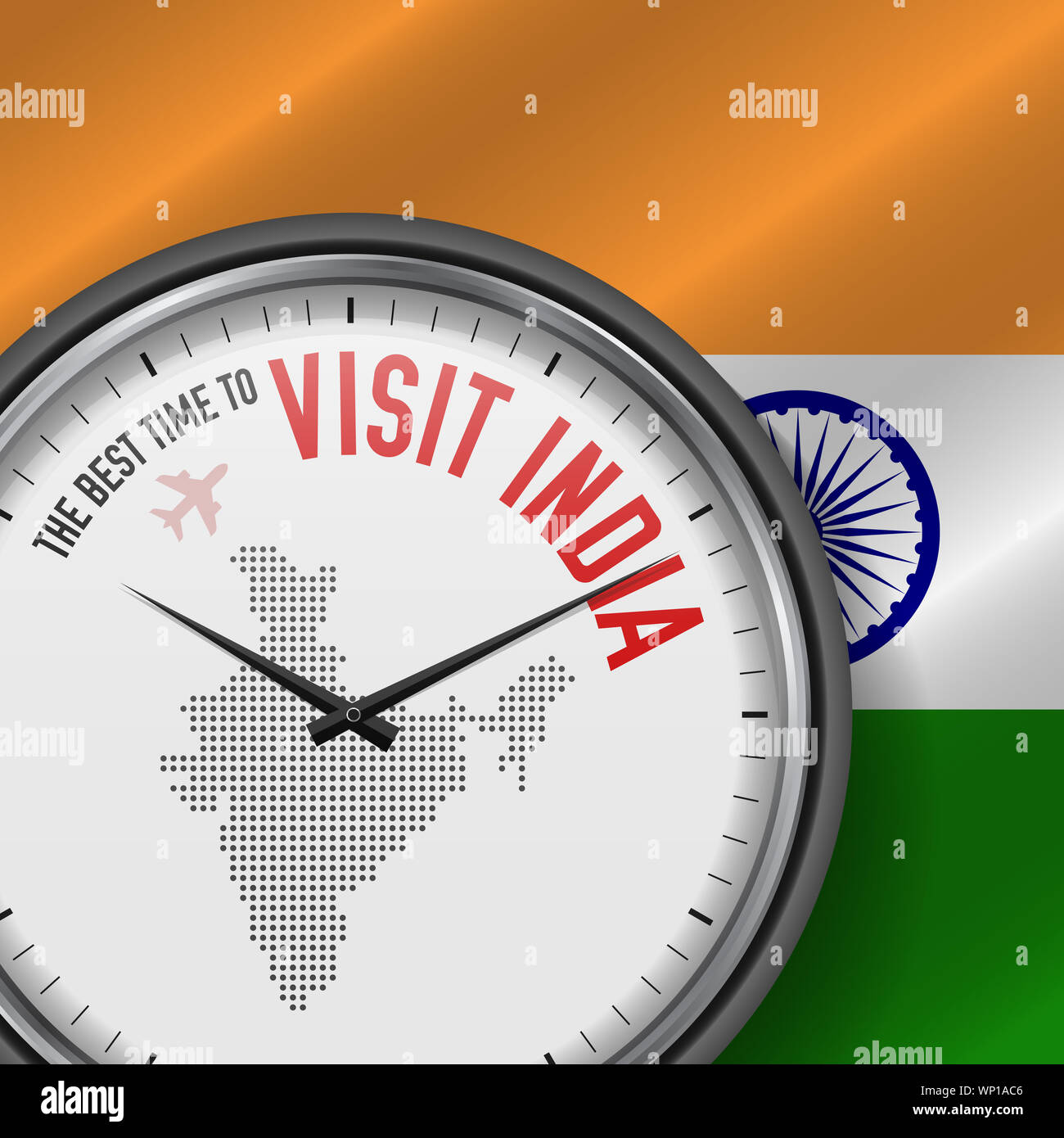 The Best Time to Visit India. Travel to India. Tourist Air Flight ...