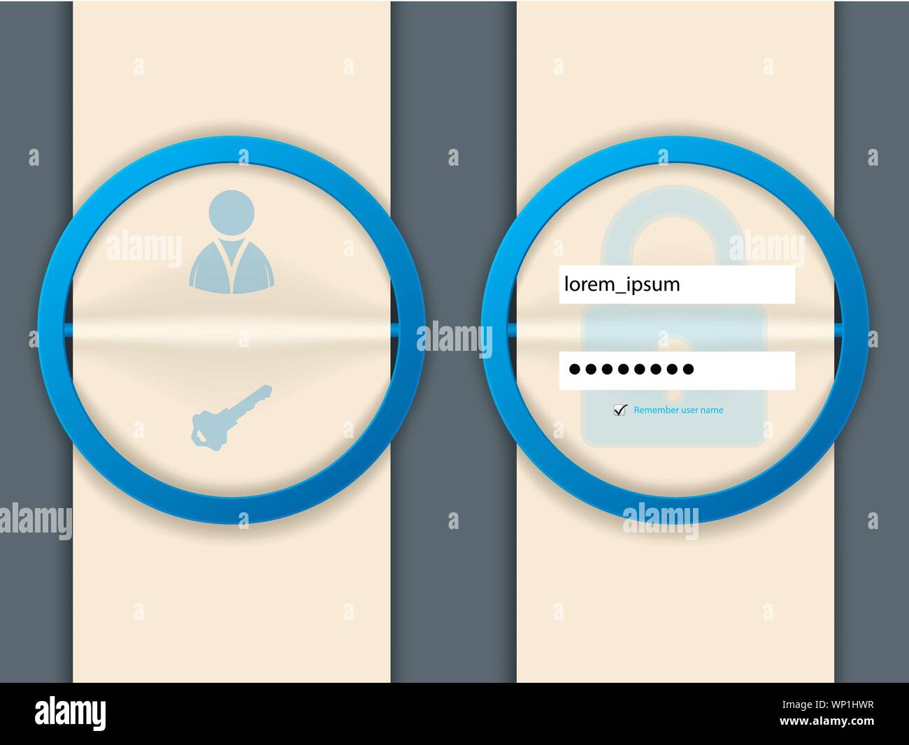 Abstract login background design Stock Vector Image & Art - Alamy