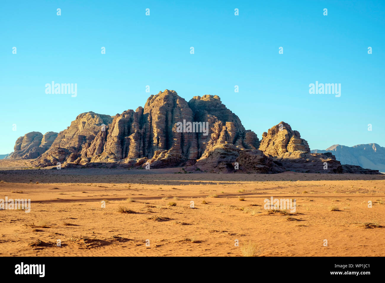 Jordan, Aqaba Governorate, Wadi Rum. Wadi Rum Protected Area, UNESCO ...