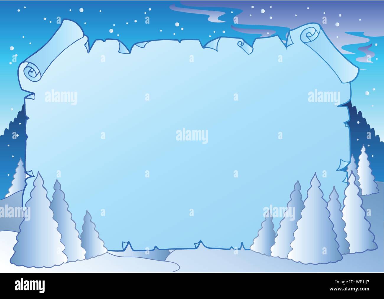 Blue scroll hi-res stock photography and images - Alamy