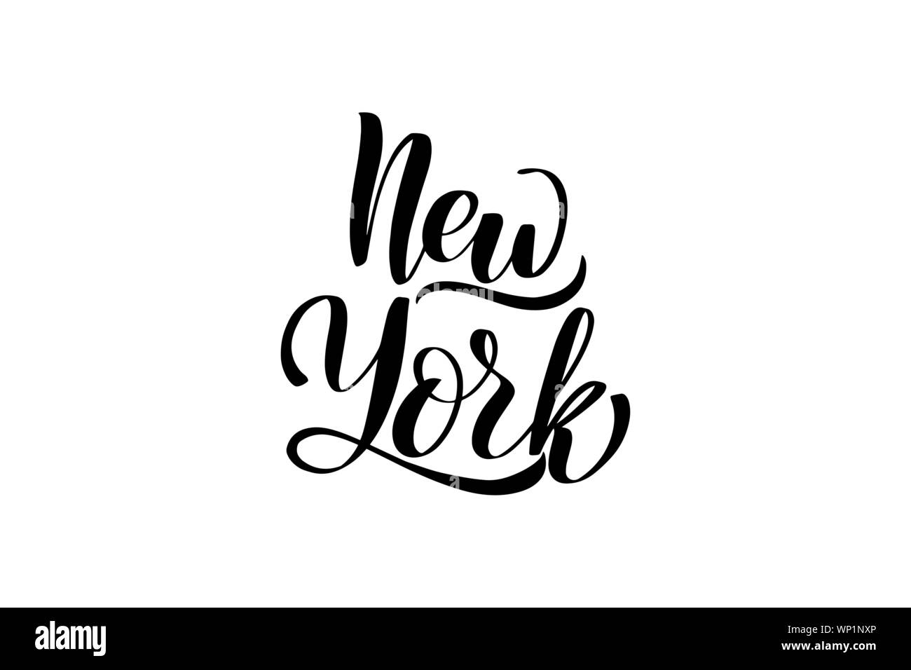 handwritten brush lettering Stock Vector Image & Art - Alamy