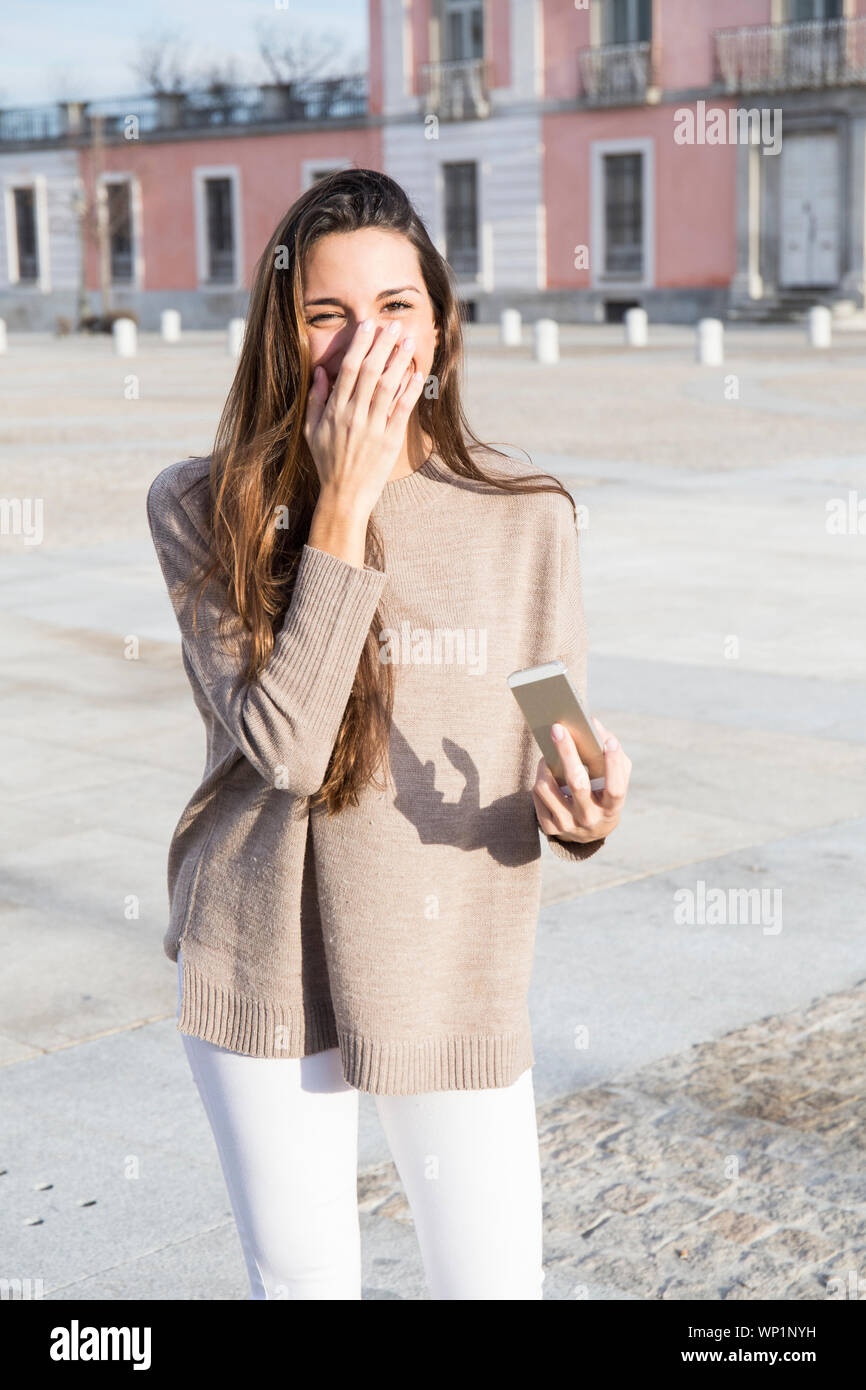 Hand smile in hand hi-res stock photography and images - Alamy