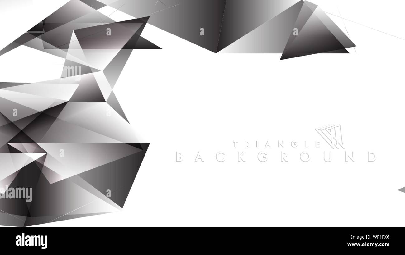 Abstract Gradient black White Geometric Background. Vector Illustration ...