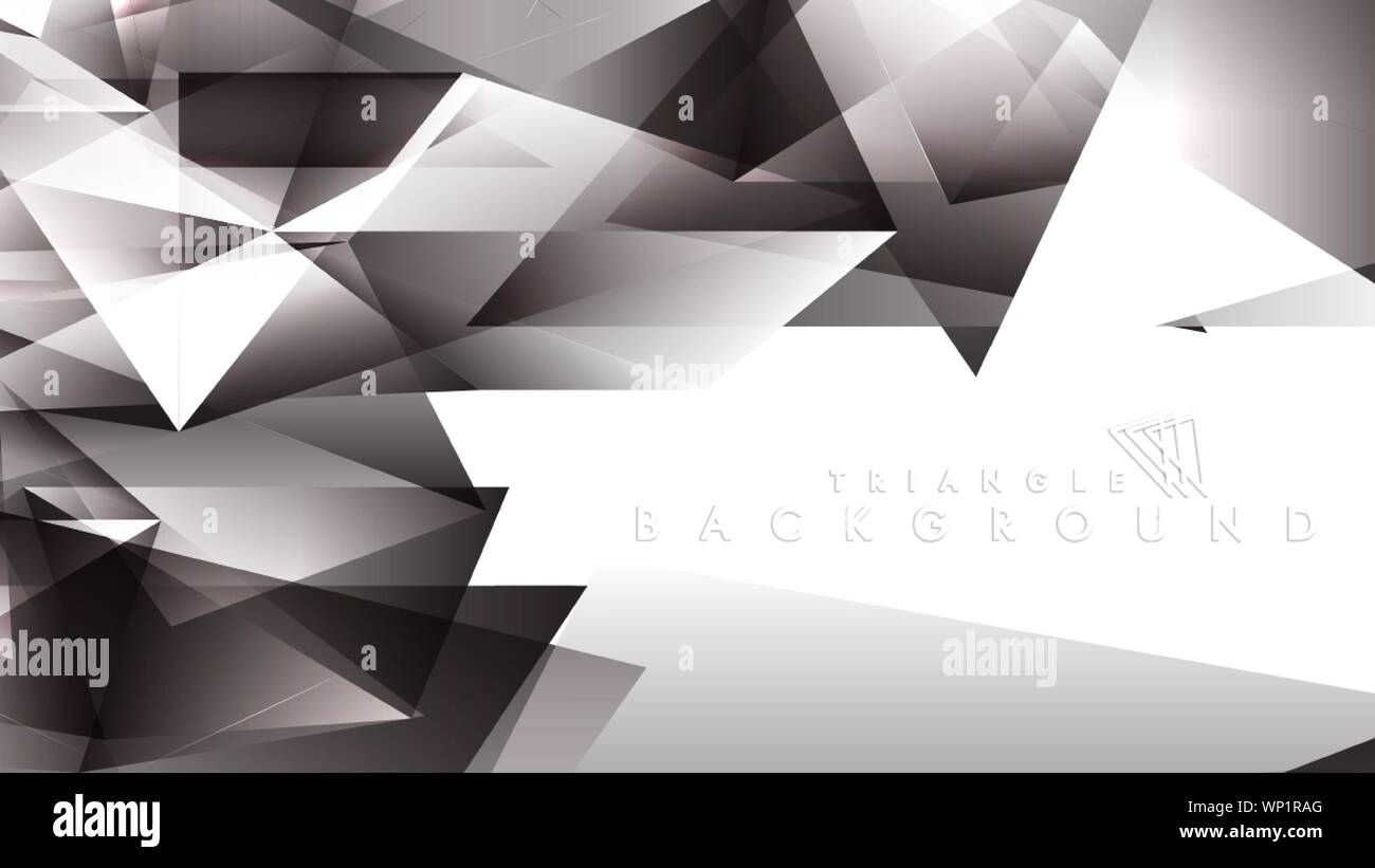 Abstract Gradient black White Geometric Background. Vector Illustration ...