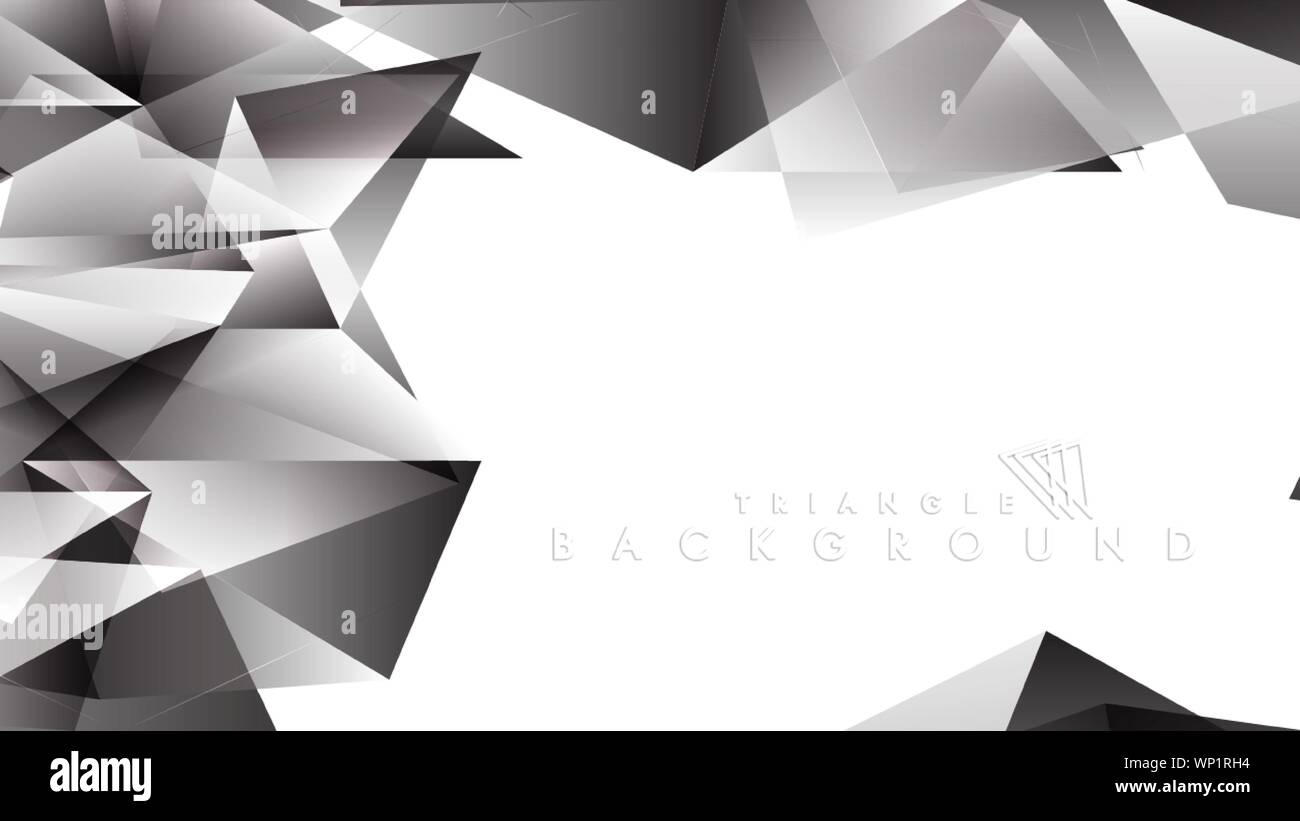 Abstract Gradient black White Geometric Background. Vector Illustration ...