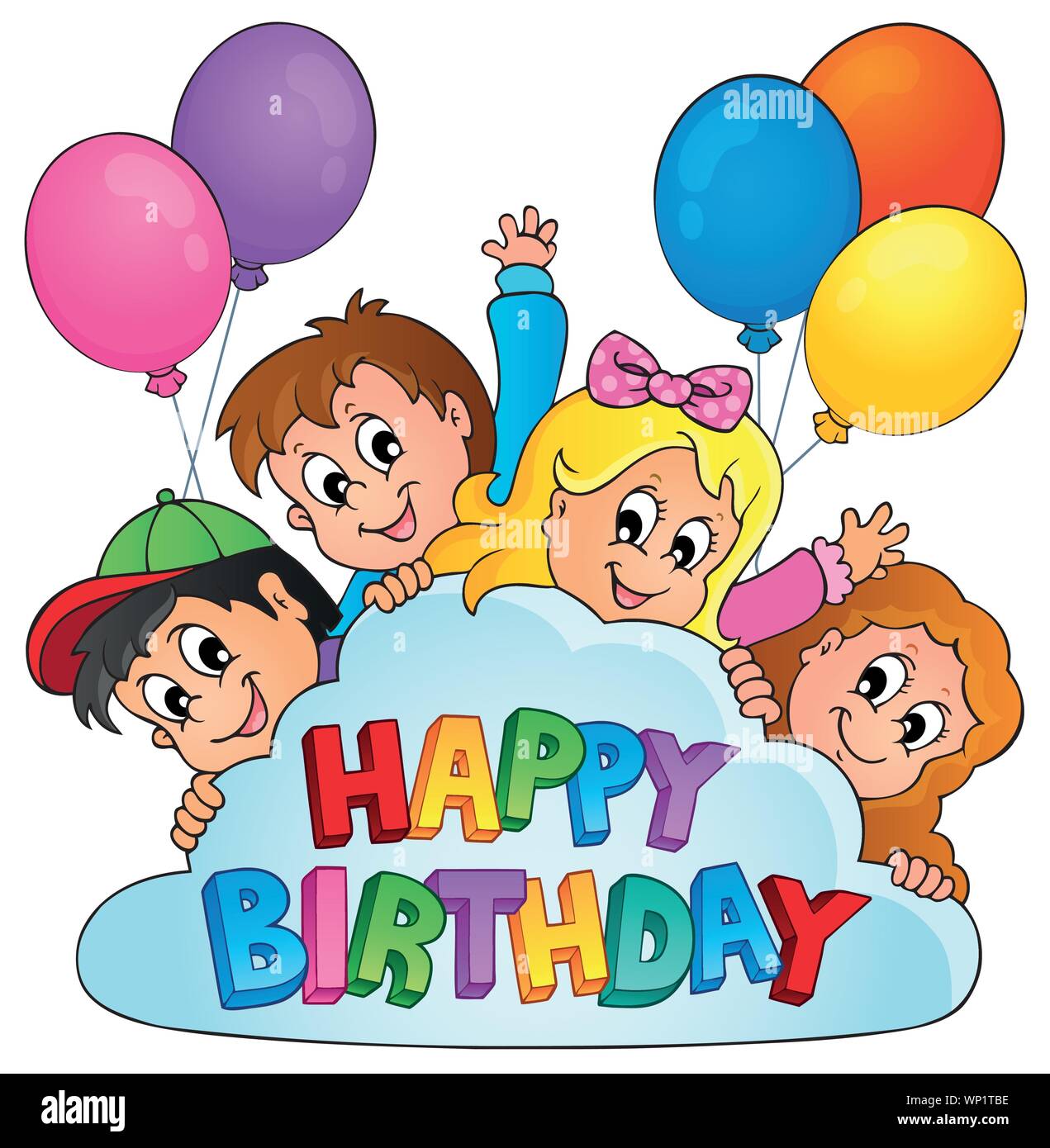 Happy birthday topic image 5 Stock Vector Image & Art - Alamy