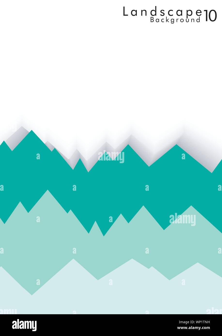 Vector Abstract Simple Landscape Background Stock Vector Image & Art ...