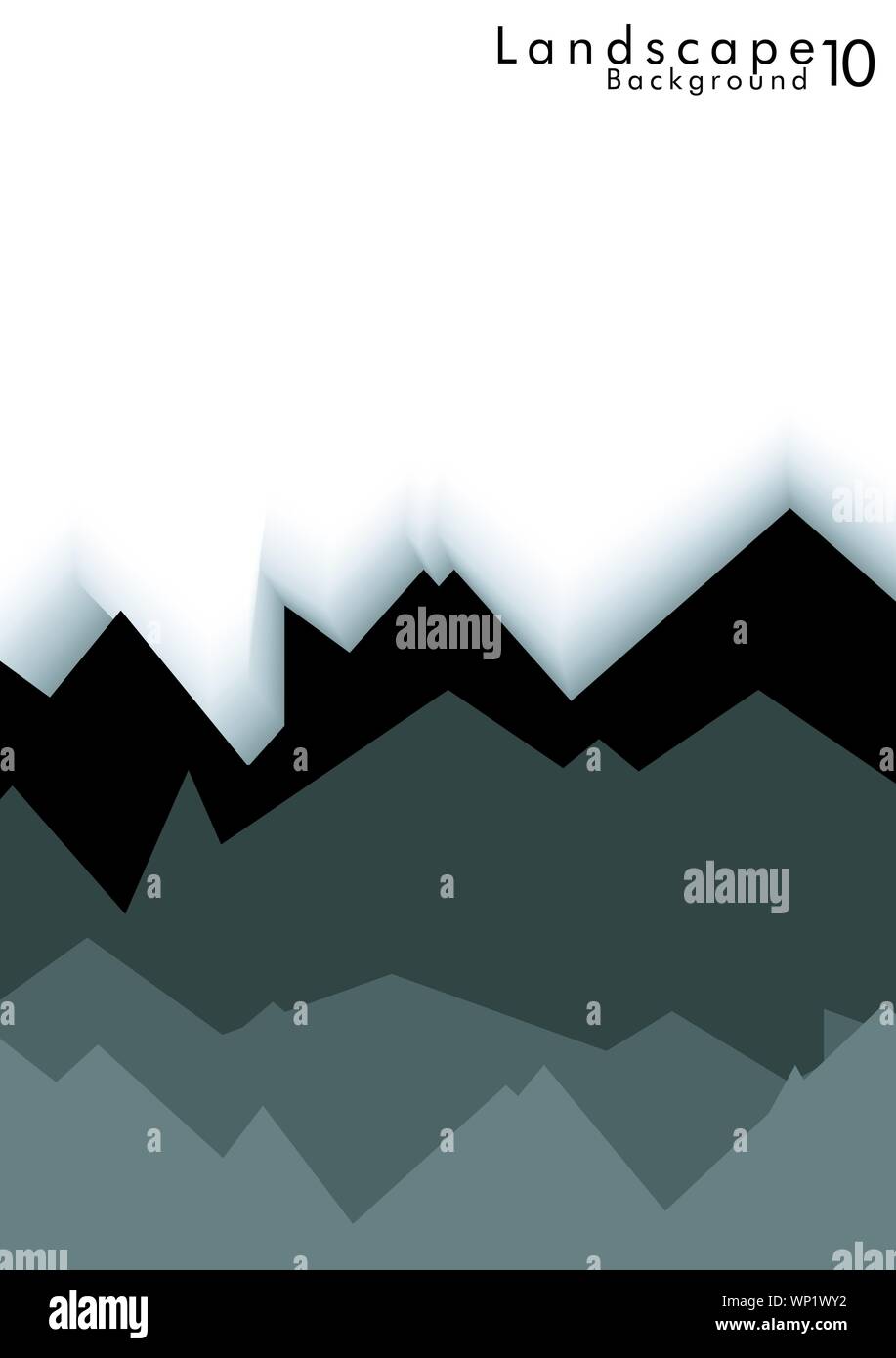 Vector Abstract Simple Landscape Background Stock Vector Image & Art ...