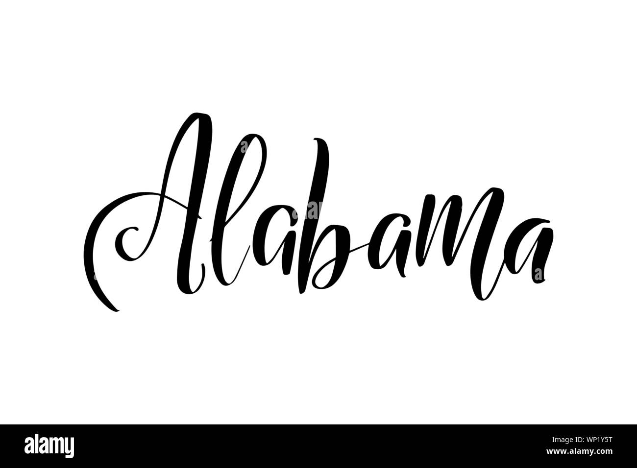 handwritten brush lettering Stock Vector Image & Art - Alamy