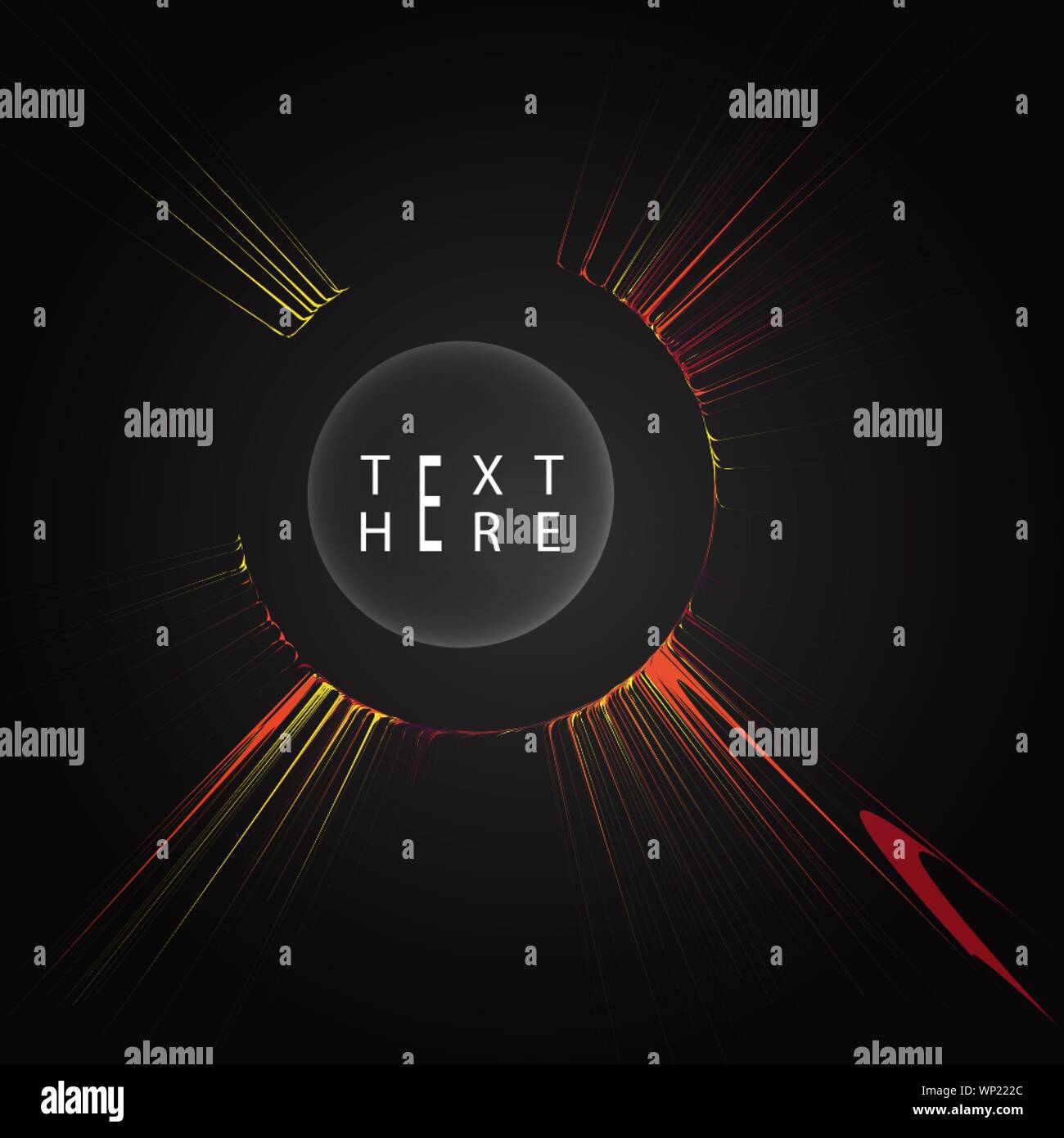 Creative vector lines and abstract art circle designs Stock Vector ...