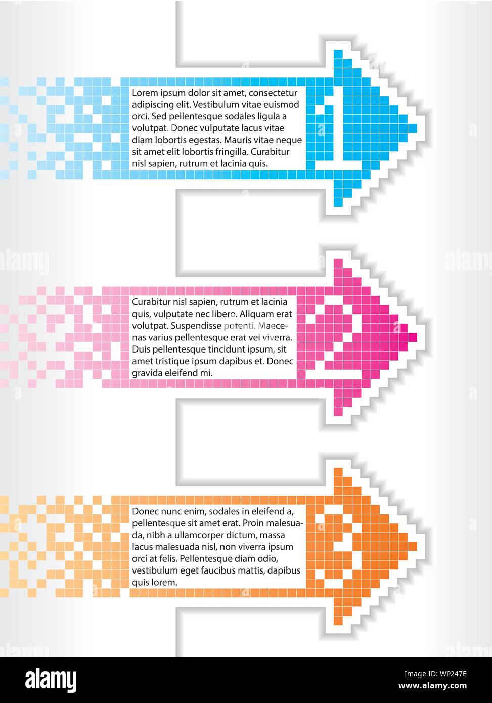 Stationary design with checkered arrows Stock Vector Image & Art - Alamy