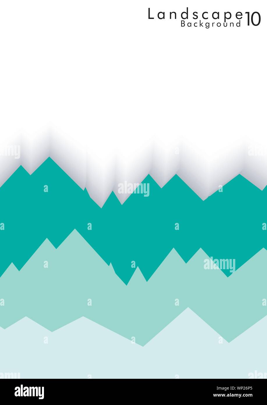 Vector Abstract Simple Landscape Background Stock Vector Image & Art ...