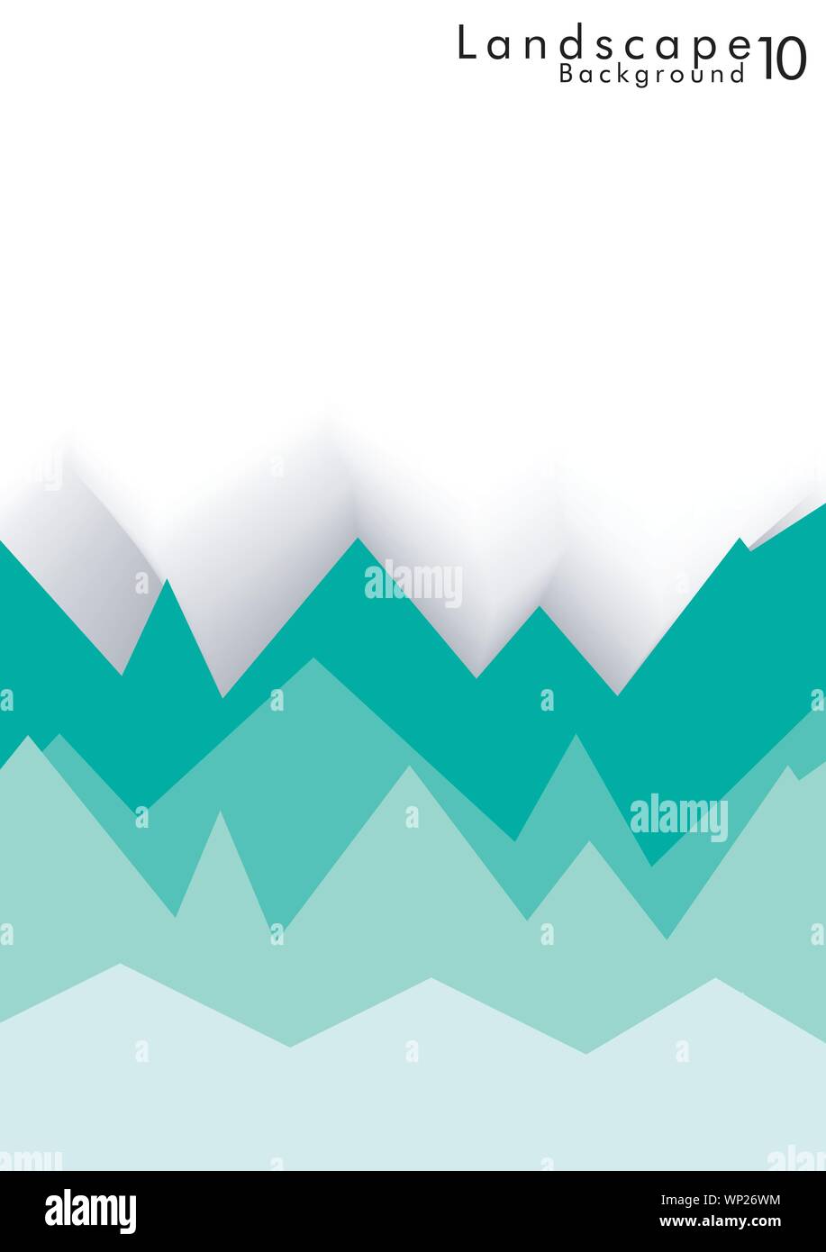 Vector Abstract Simple Landscape Background Stock Vector Image & Art ...