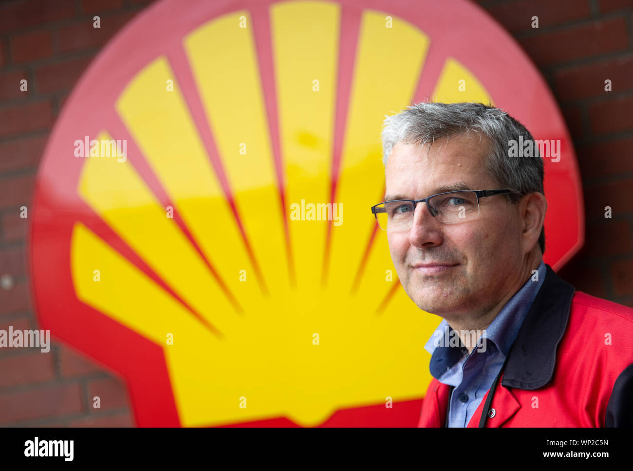 Hamburg, Germany. 13th Aug, 2019. Alexander Struck, head of the Shell ...