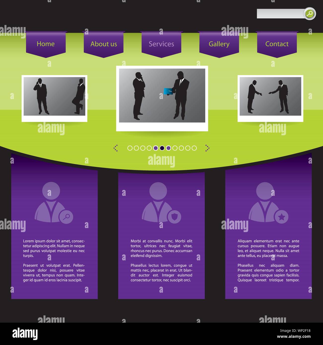 People connections website template design Stock Vector Image & Art - Alamy