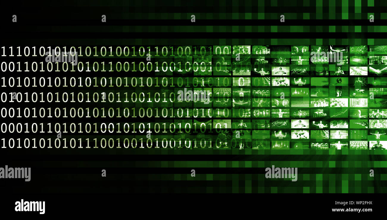 Technology Company Background with Digital Futuristic Abstract Stock ...