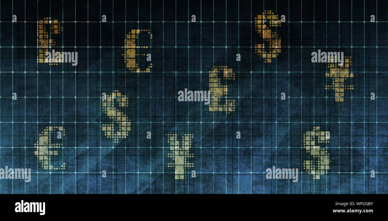 Currency Background with Monetary Policy Concept Art Stock Photo - Alamy