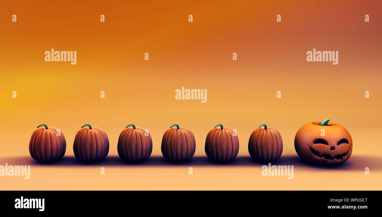 Halloween Background Side View Copy Space Season Stock Photo - Alamy