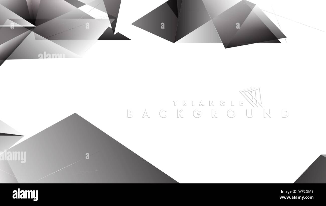 Abstract Gradient black White Geometric Background. Vector Illustration ...