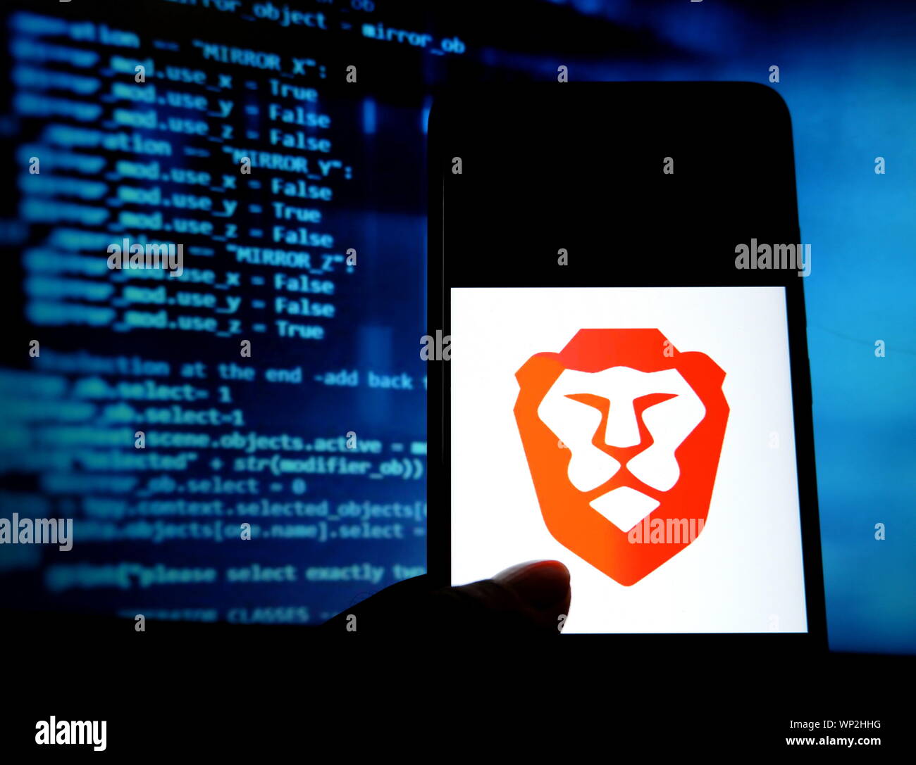 Brave browser logo hi-res stock photography and images - Alamy