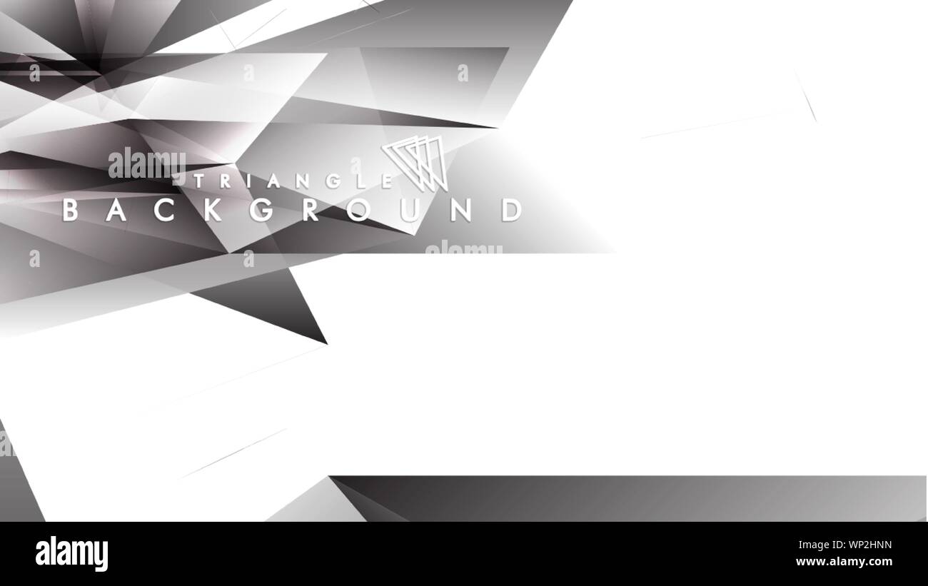 Abstract Gradient black White Geometric Background. Vector Illustration ...