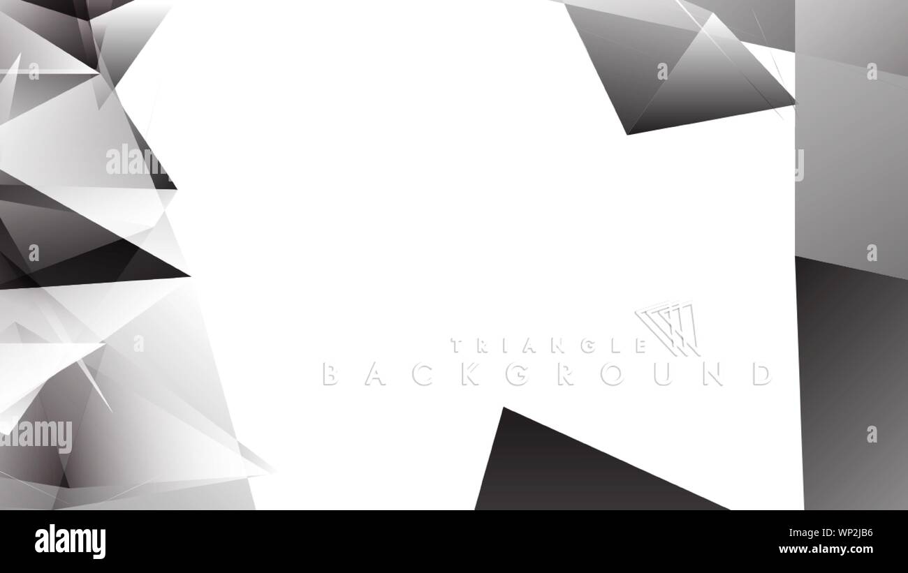 Abstract Gradient black White Geometric Background. Vector Illustration ...