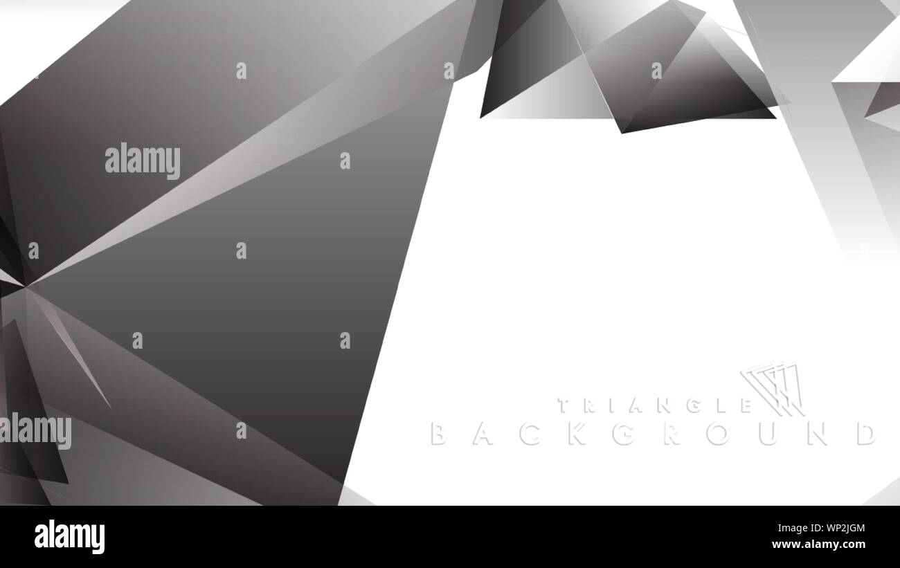 Abstract Gradient black White Geometric Background. Vector Illustration ...