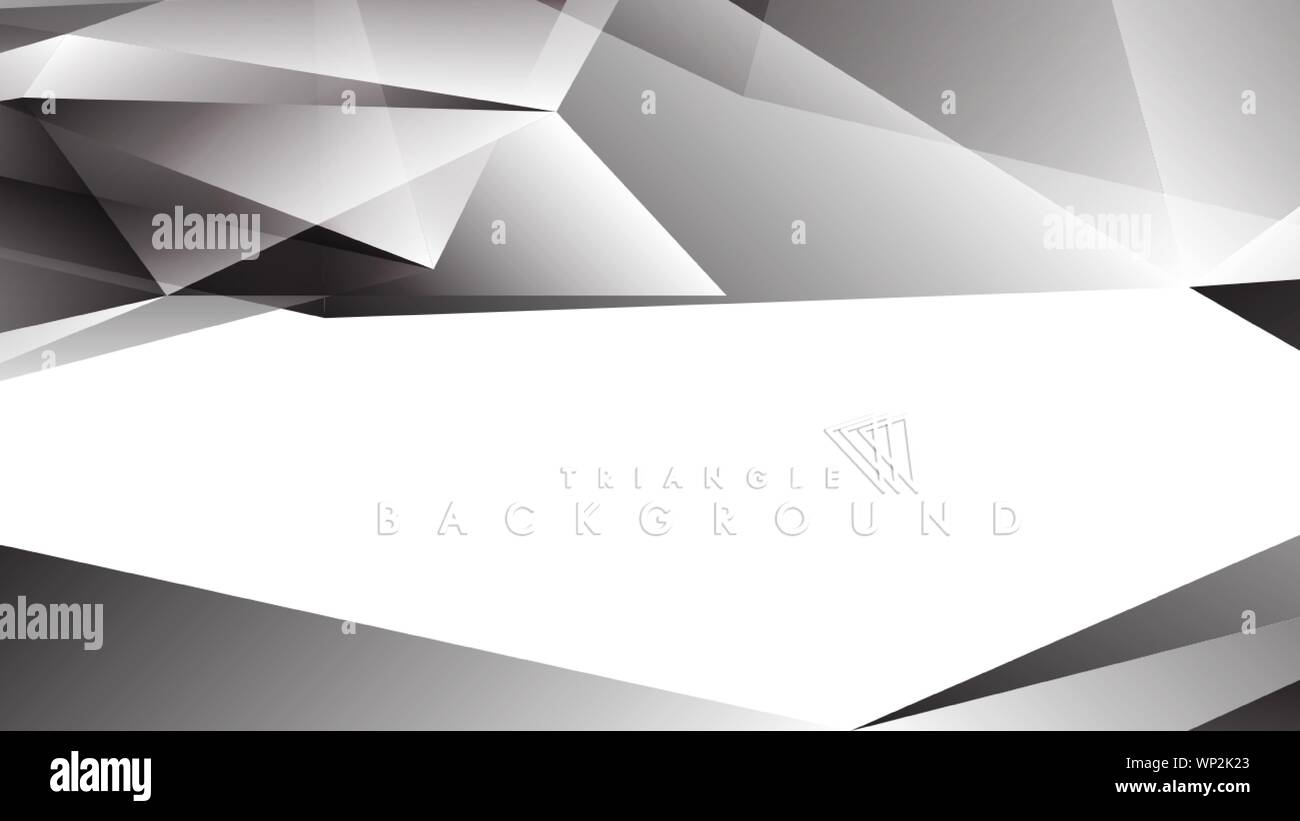 Abstract Gradient black White Geometric Background. Vector Illustration ...