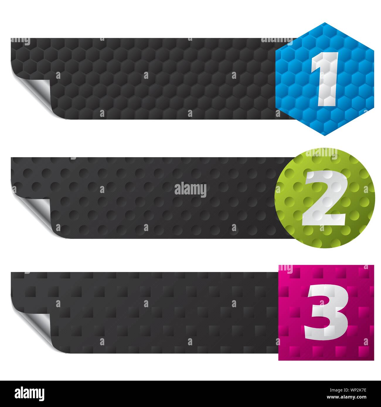 Cool new numbered stationary label set Stock Vector Image & Art - Alamy