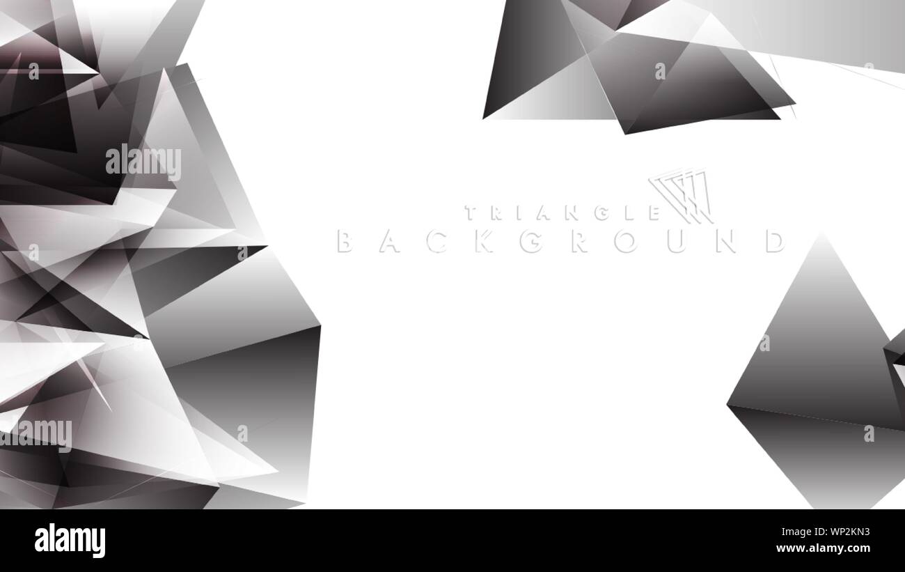 Abstract Gradient black White Geometric Background. Vector Illustration ...