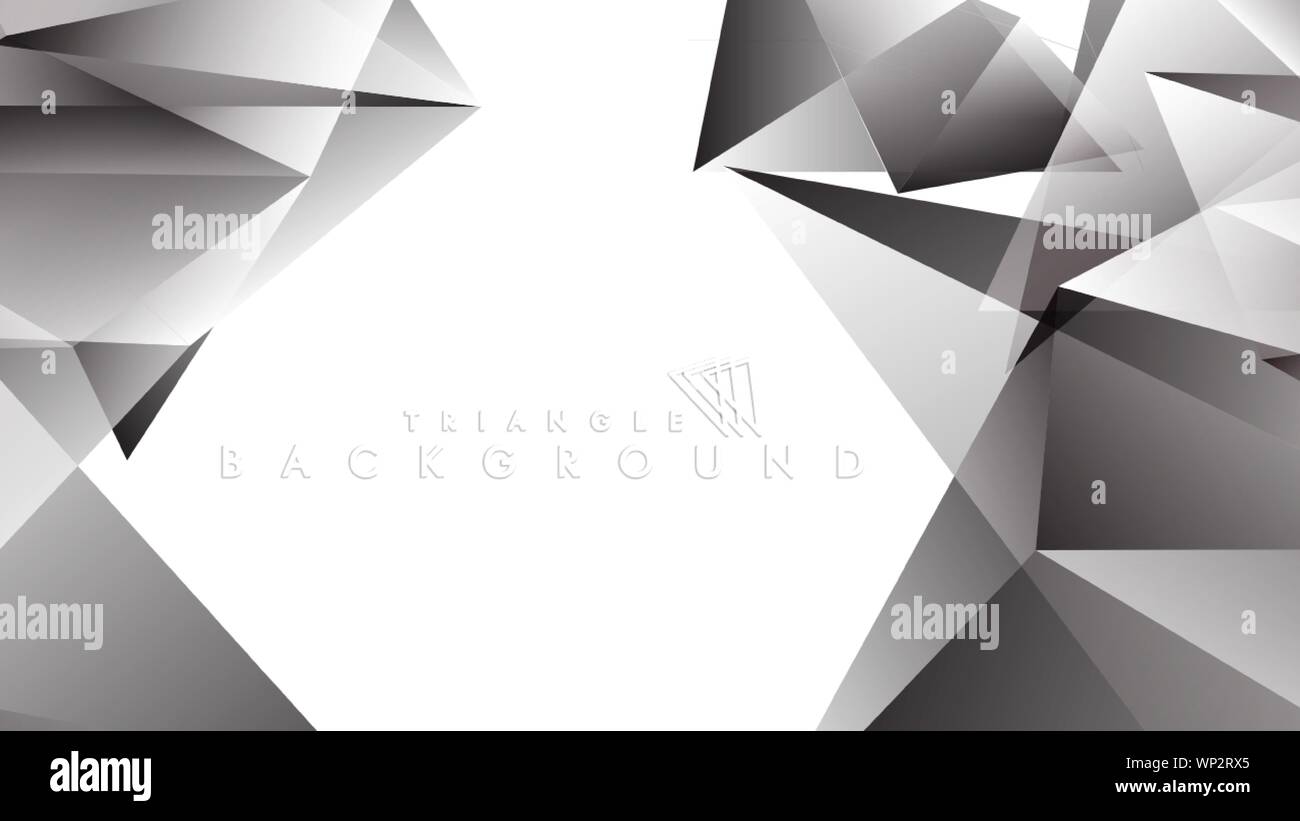 Abstract Gradient black White Geometric Background. Vector Illustration ...