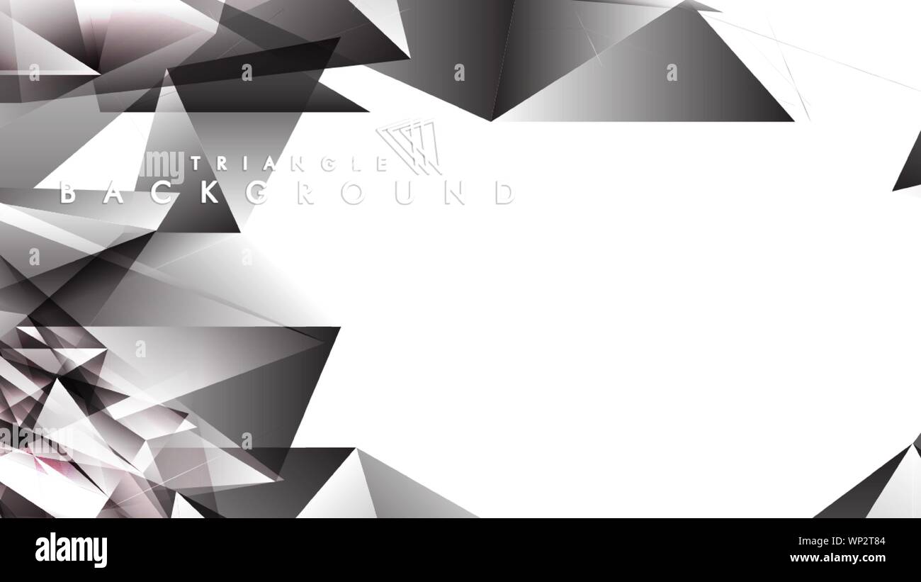 Abstract Gradient black White Geometric Background. Vector Illustration ...