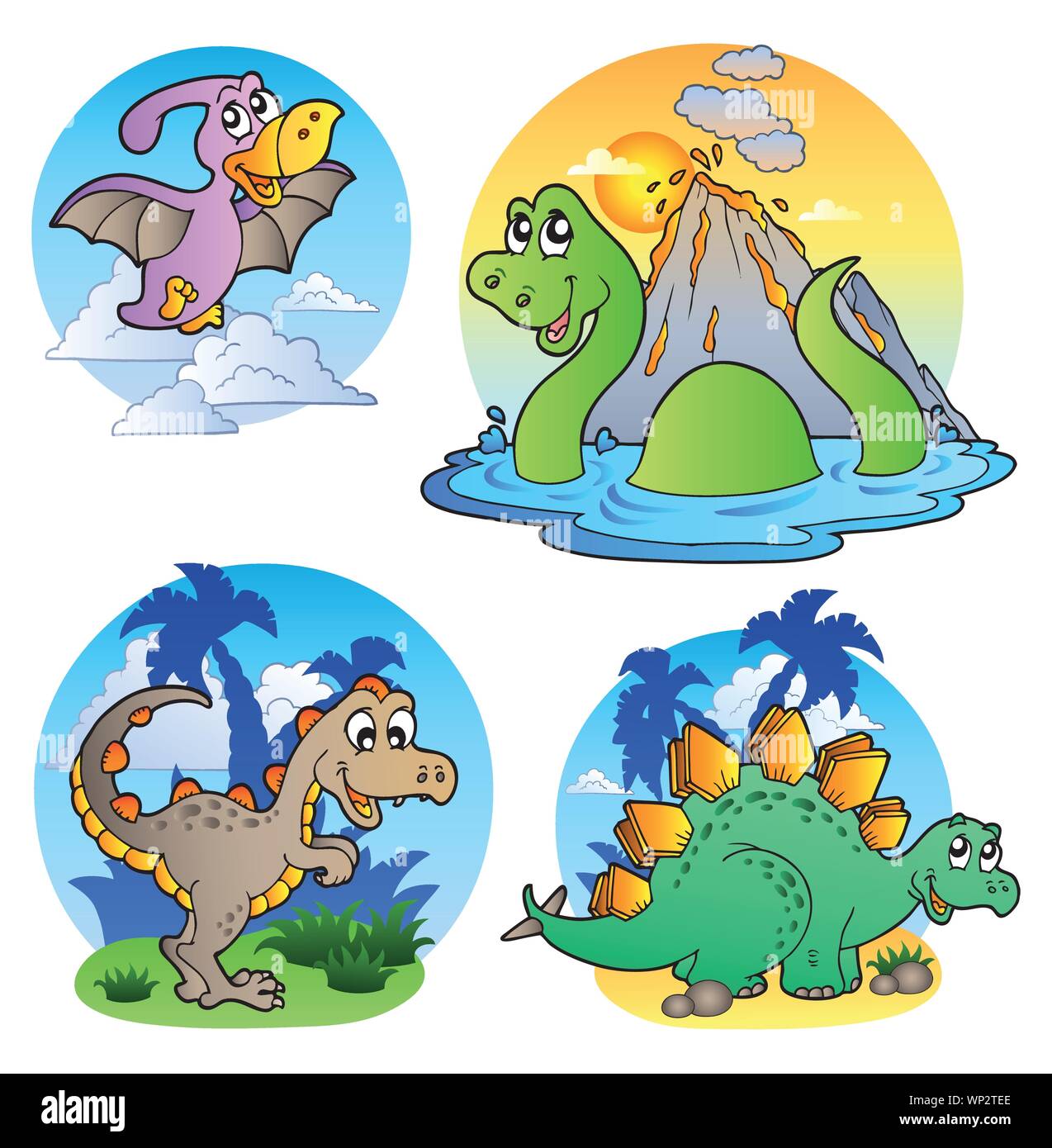Various dinosaur images 1 Stock Vector Image & Art - Alamy