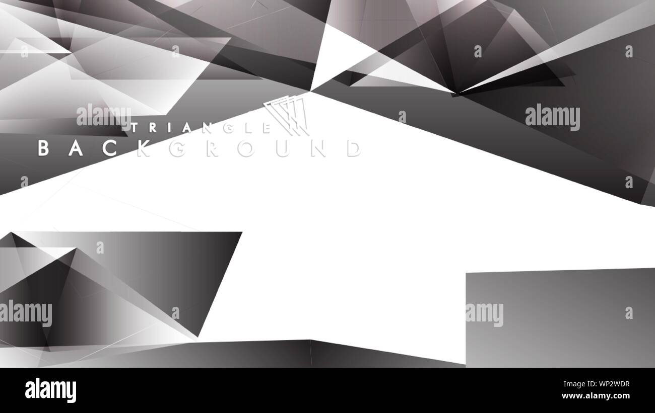 Abstract Gradient black White Geometric Background. Vector Illustration ...