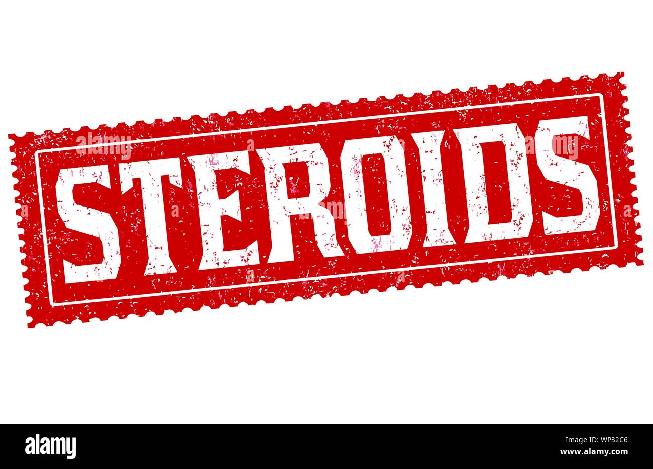 Steroids sign or stamp on white background, vector illustration Stock ...